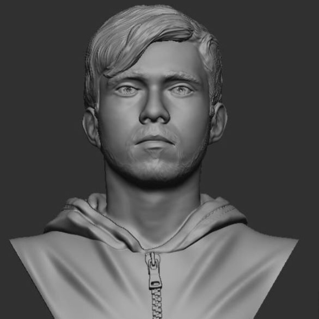 Custom 3D Portrait Bust Sculpture From Photo | Customized Bust Figurine ...