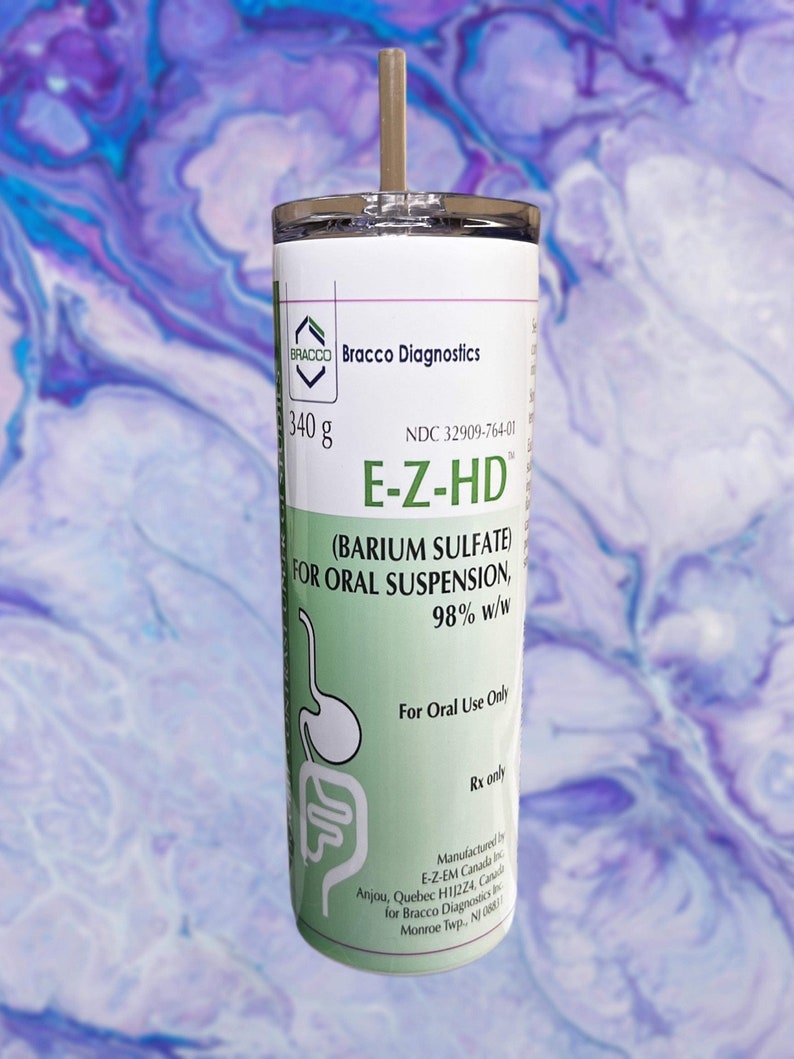 EZ Hd/paque Thick or Thin Barium Sulfate Upper GI Tumbler - Etsy