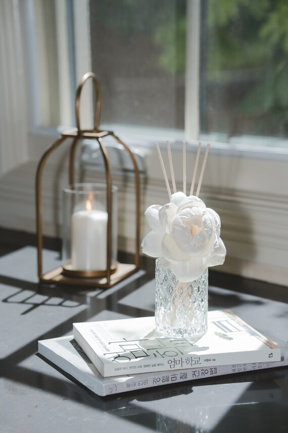 Sola Wood Flower Peony Diffuser Reed Set Dried Flower - Etsy
