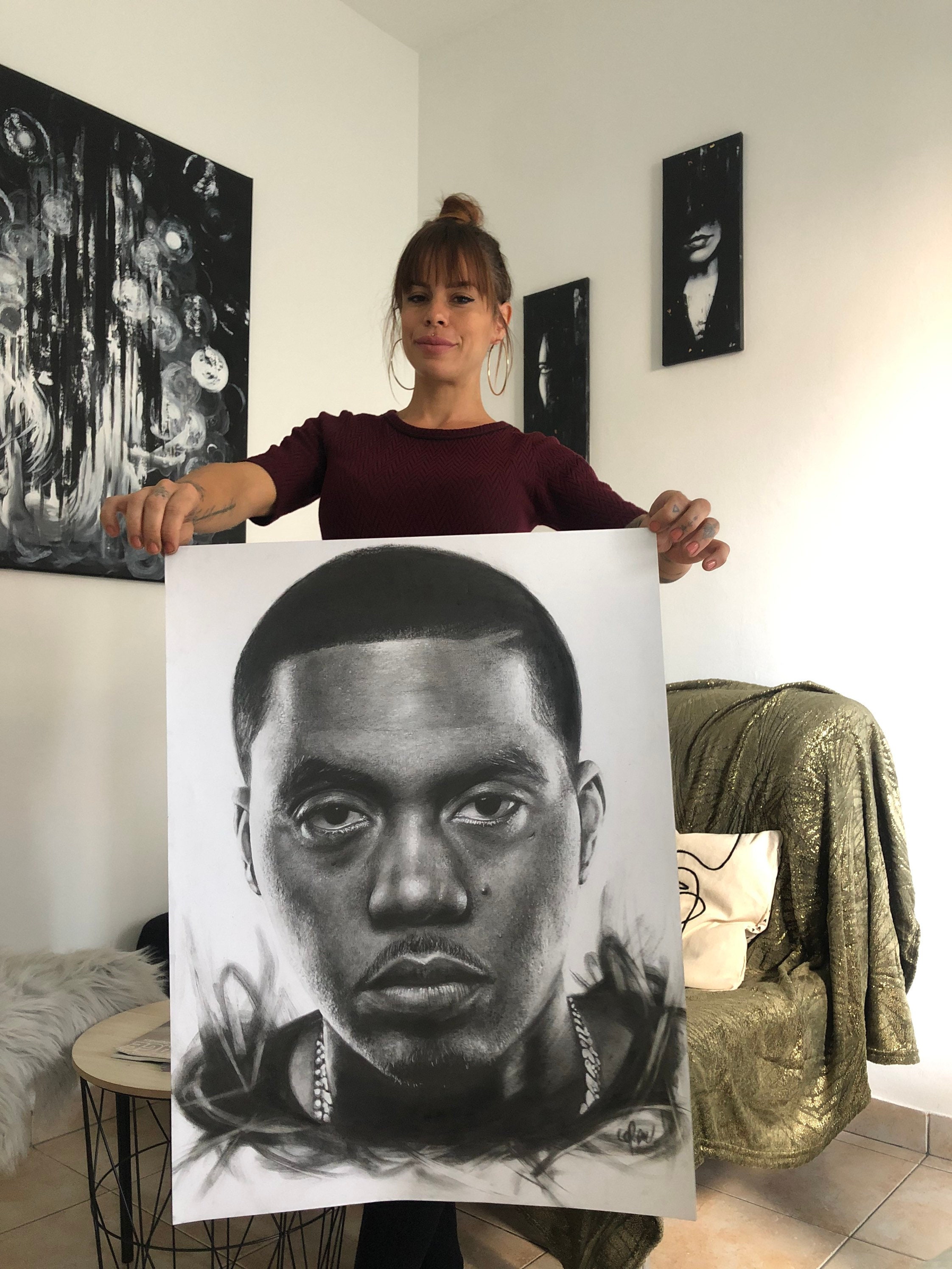 Nas Art Portrait - Etsy