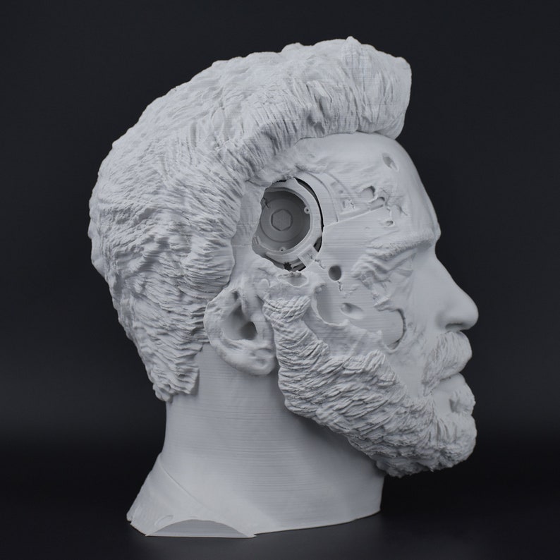 Terminator Dark Fate Headphone Stand - 3D Printed | Customizable Colors ...