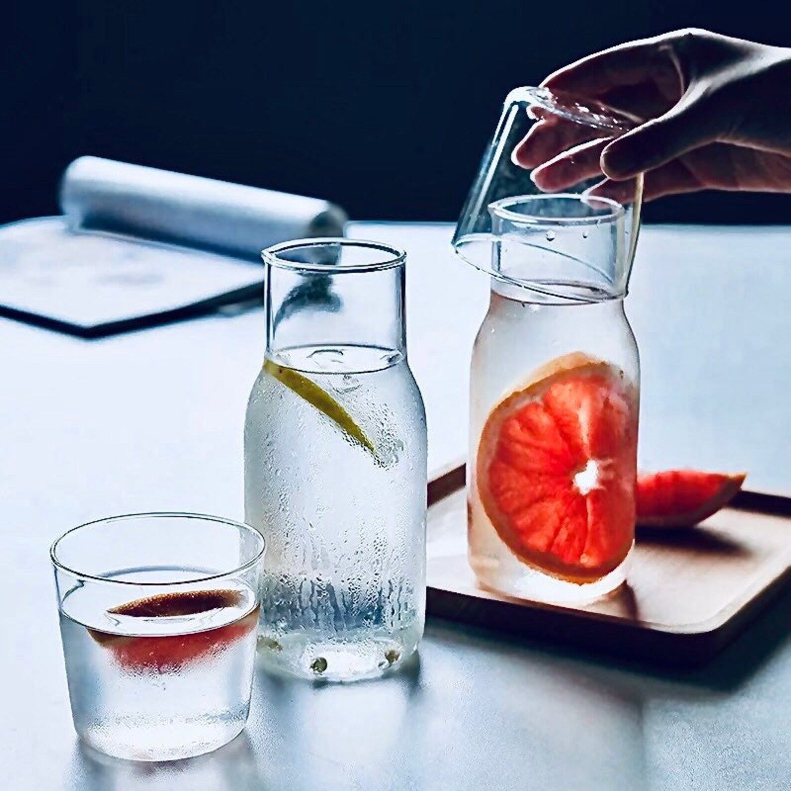 Bedside Carafe Carafe Set Bedside Water Carafe Tumbler - Etsy UK