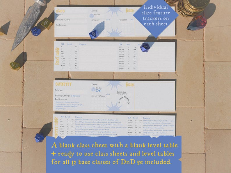 Dnd Character Sheet Bundle "protector" - Modular, Innovative, Beginner ...