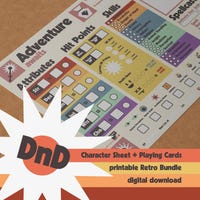 Western Character Sheet - Dnd 5e - Etsy Canada