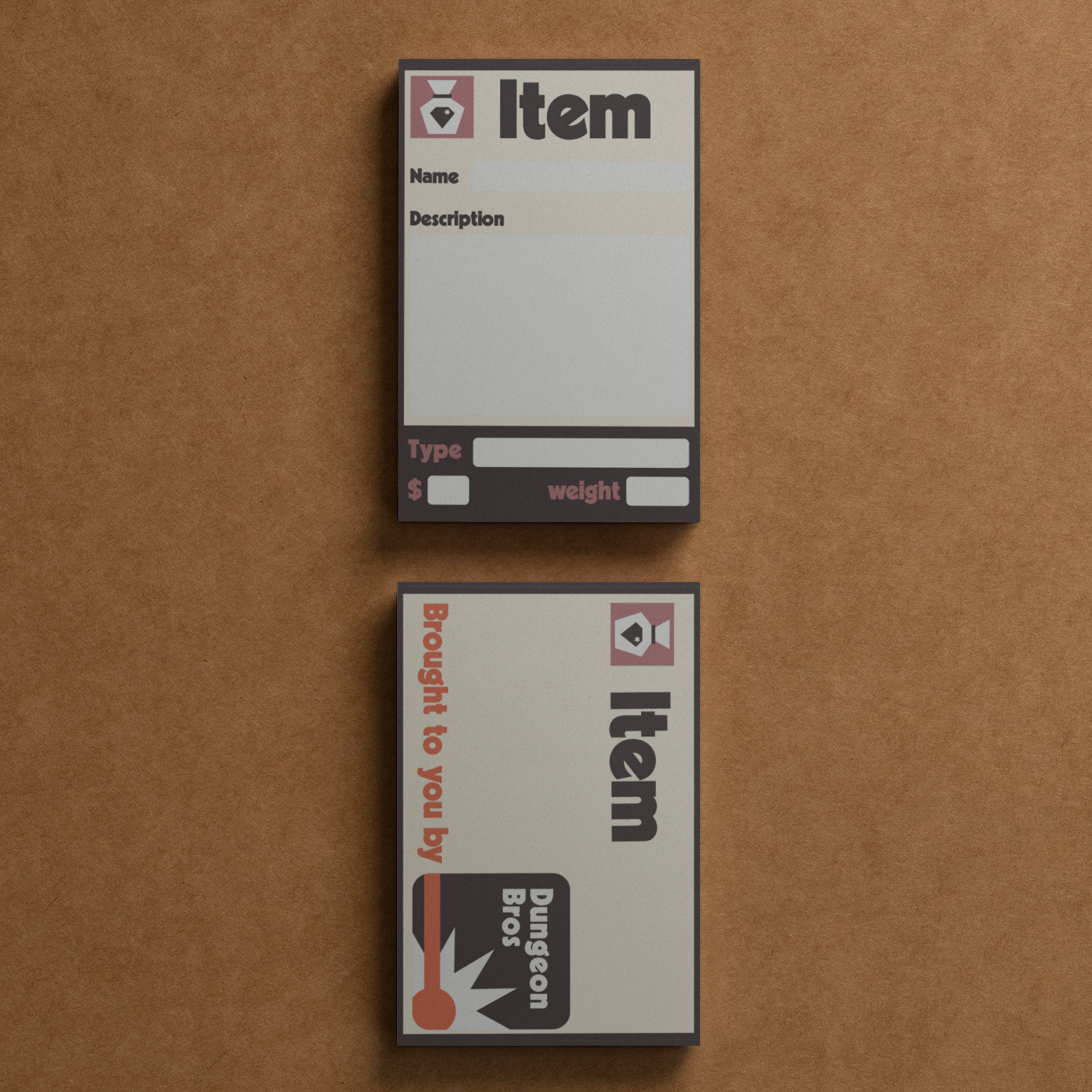Dnd Retro Item Cards. Compatible With the 5th Edition of Dungeons ...