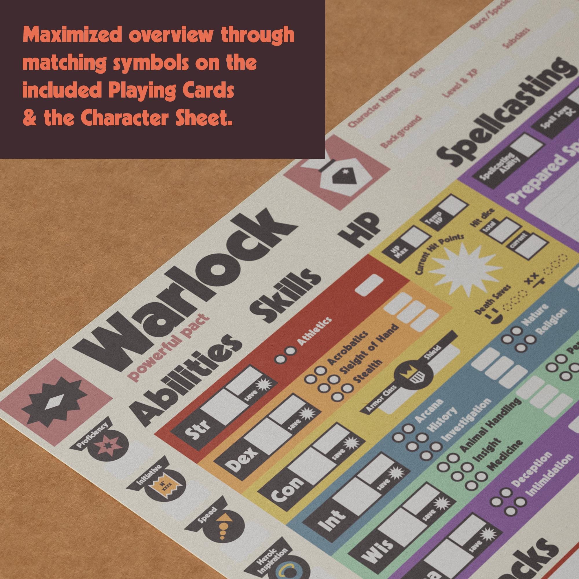 Dnd Class Specific Character Sheets, Retro Design Bundle, Sheets for ...