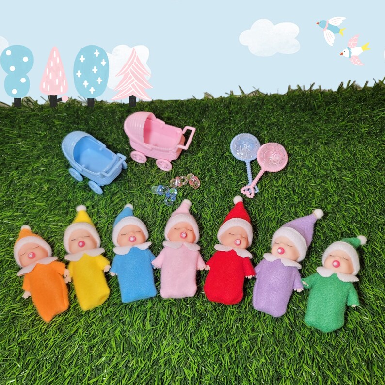 Baby Elf | Elf Infant | Doll Baby | Sleeping Newborn Doll | Mini Elf - Etsy