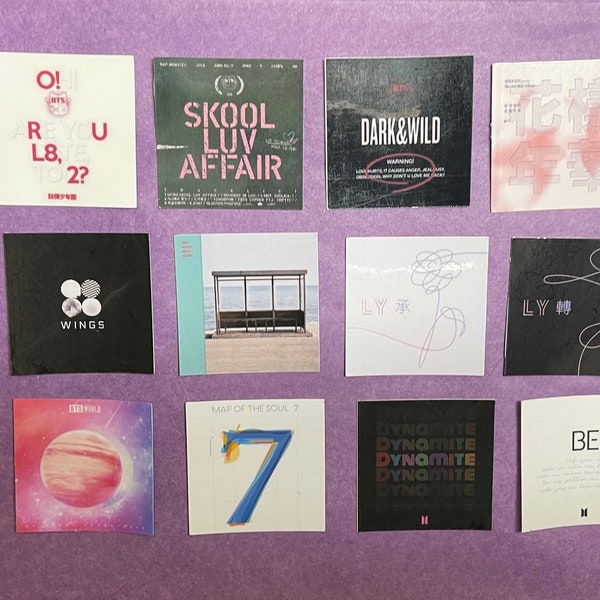 Bts Album Stickers - Etsy