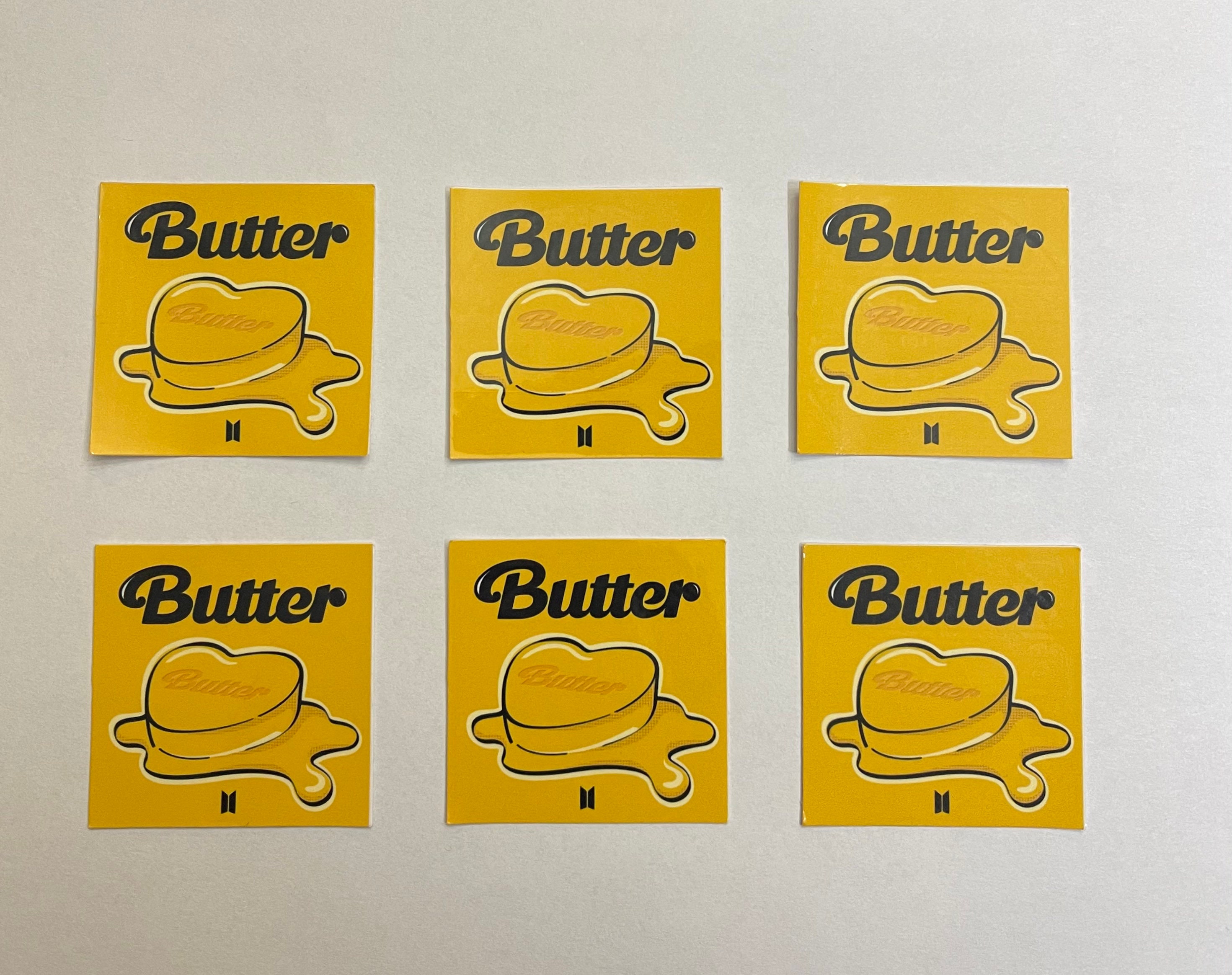 BTS Butter laminated 2x2 stickers | Etsy