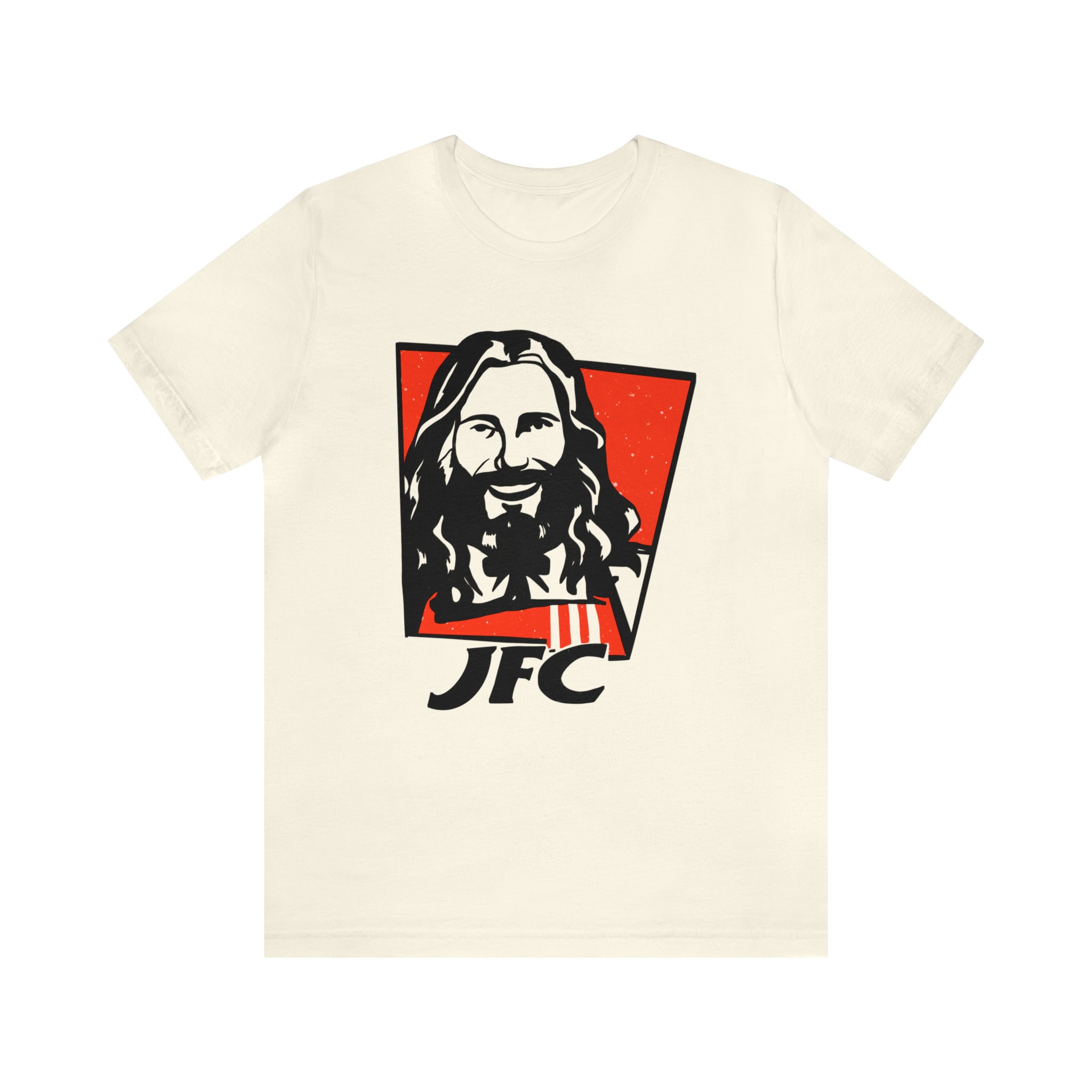 JFC, Jesus Fried Chicken, Hilarious Meme Tee, Funny, Retro Art - Etsy