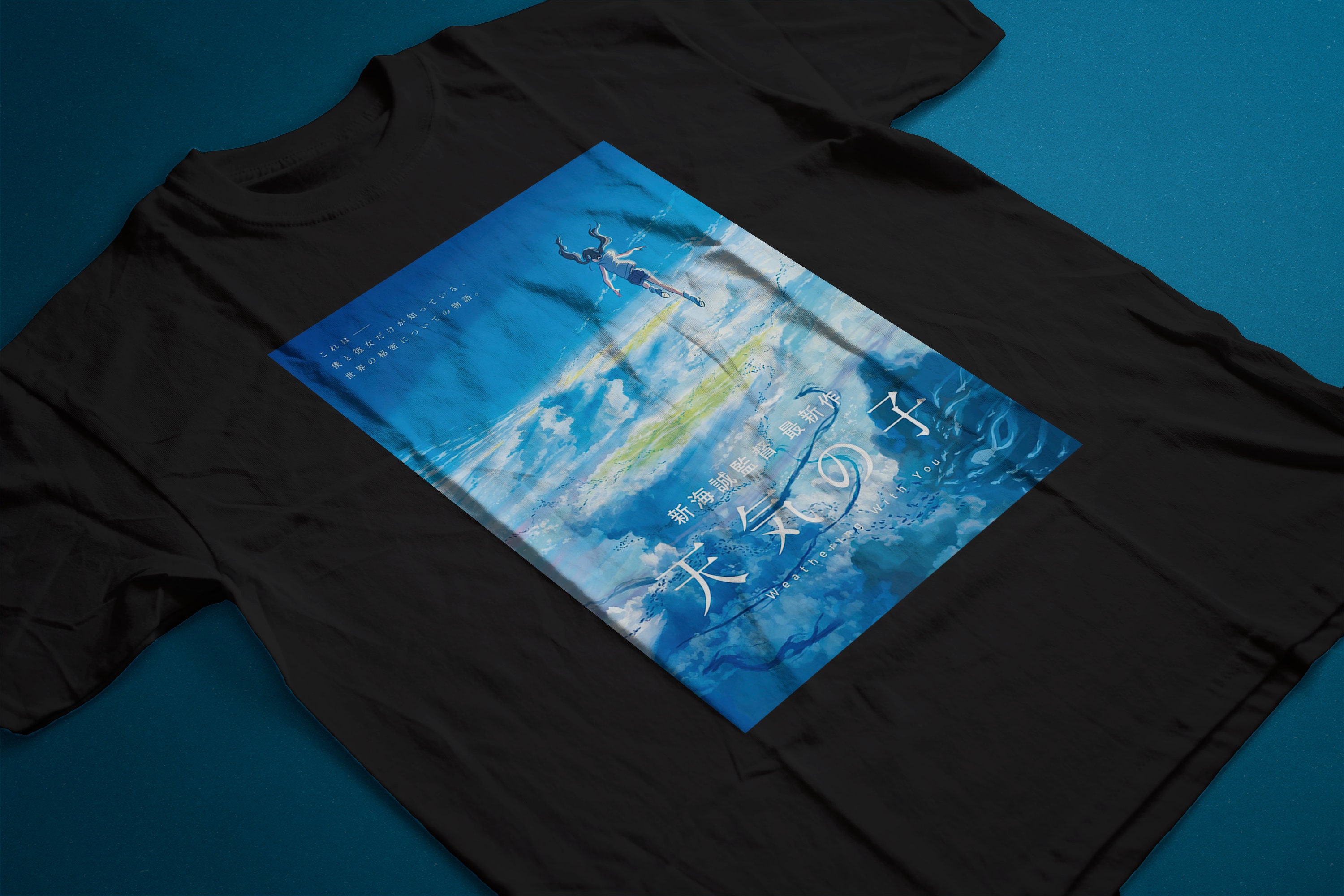 Weathering With You, Tenki No Ko, Anime T-shirt, Makoto Shinkai Shirt ...