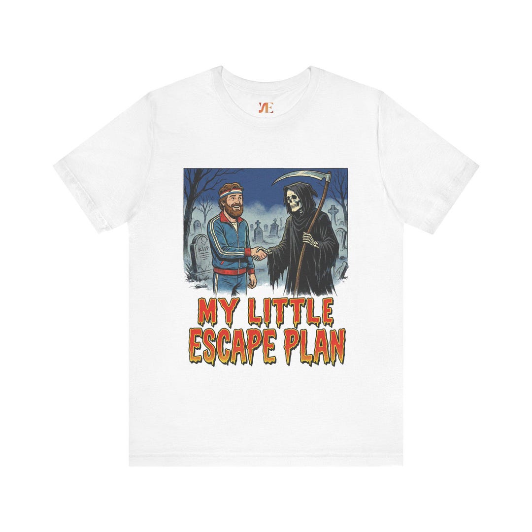 My Little Escape Plan Comic Illustration T-shirt | Retro Meme Art - Etsy