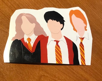 Golden Trio Sticker | Etsy