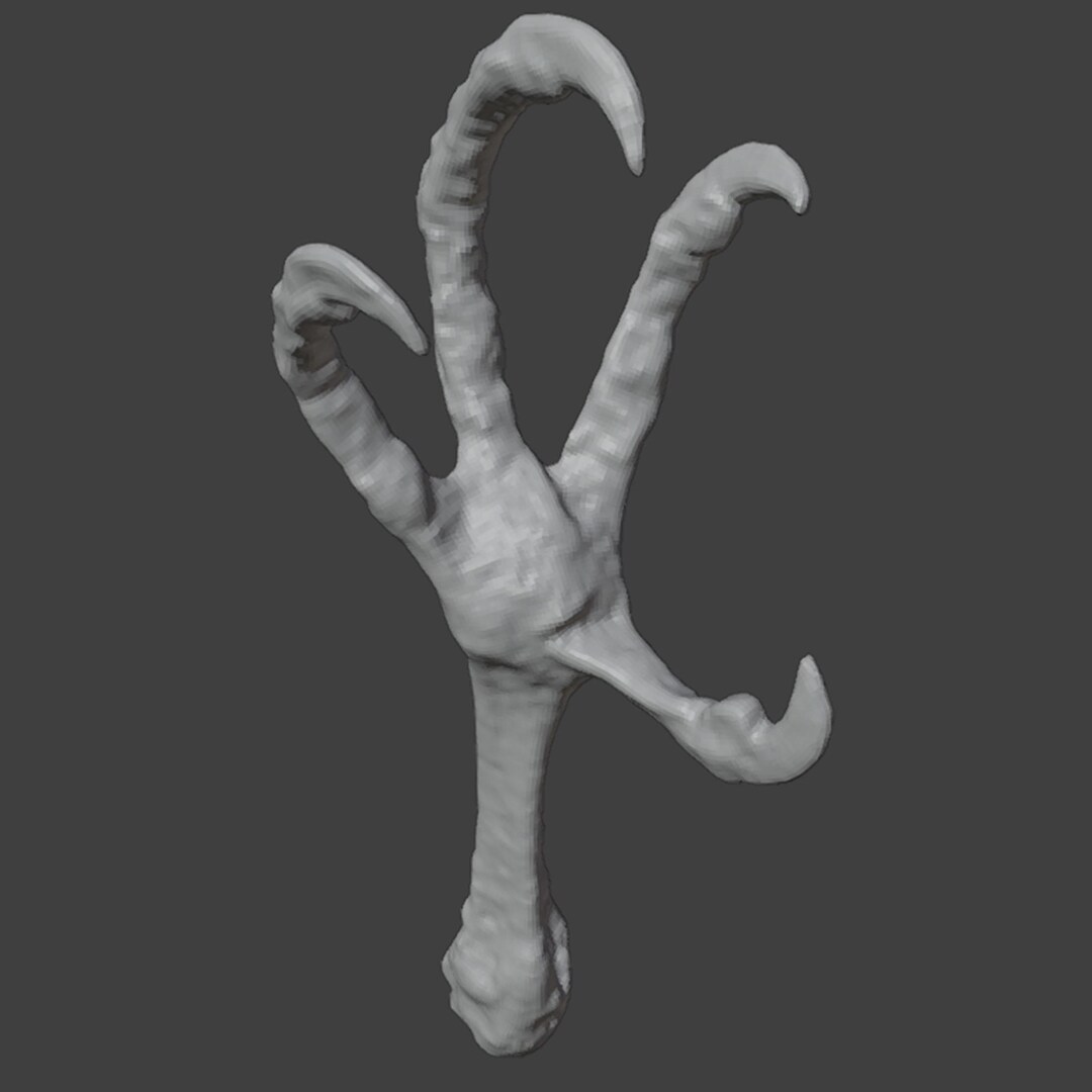 Pigeon Claw 3D Model - STL File for 3D Printing | Digital Download - Etsy