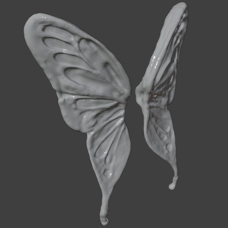 Butterfly Wings 3D Model - STL File for 3D Printing | Digital Download ...