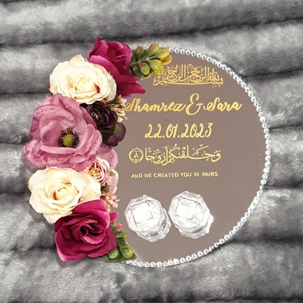 Wedding Ring Plate - Etsy