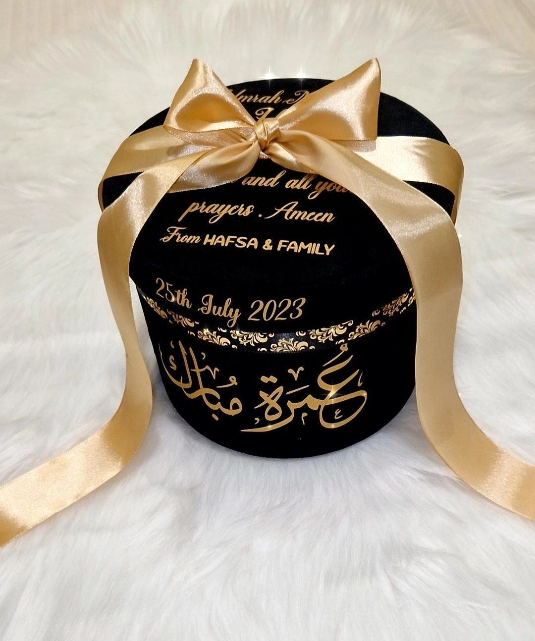 Personalised Umrah Gift Box, Umrah Gift, Forever Roses Gift Box,islamic ...