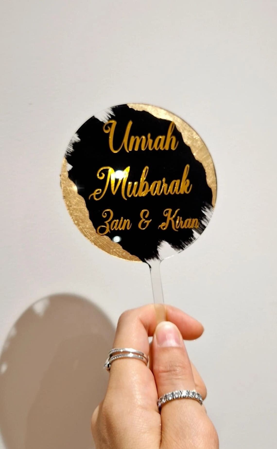 Umrah Mubarak Cake Topper Islamic Cake Topper Personalised - Etsy