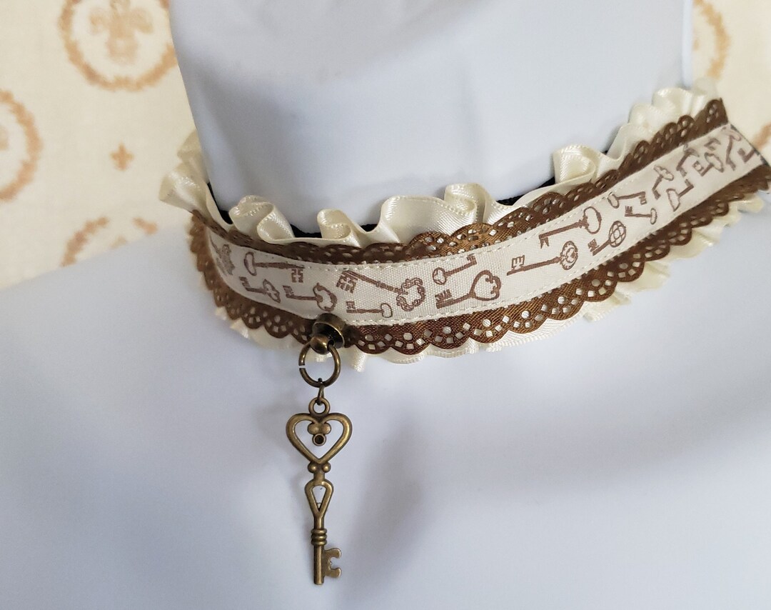 Antique Key Collar | Classic Victorian Retro Fantasy Steampunk Choker ...