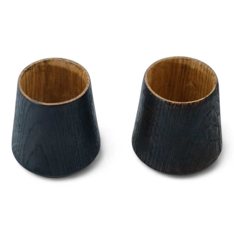 Handmade White Oak Whiskey Glass – Premium Quercus Alba Wood Set of 2 ...