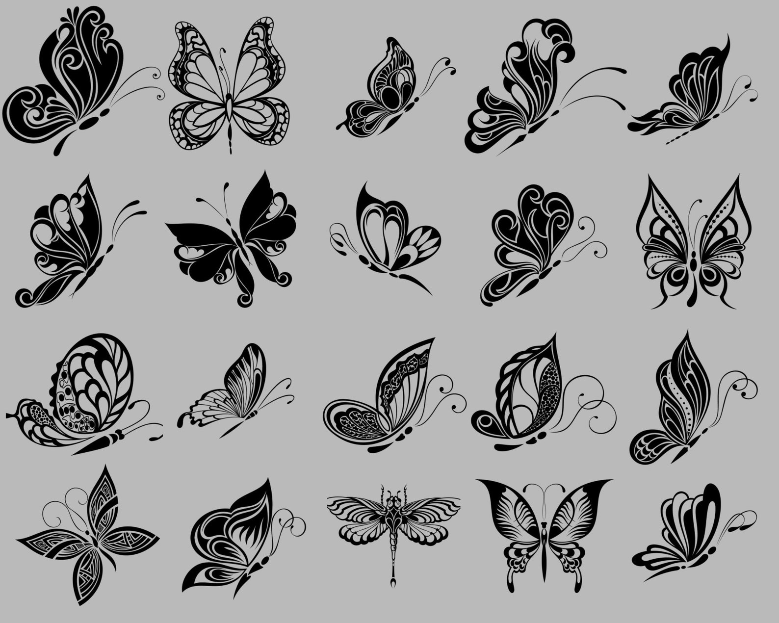 150 Butterfly Procreate Stamps Insect Procreate Stamps - Etsy