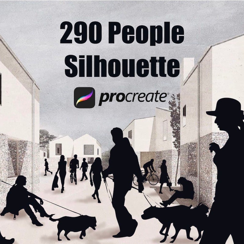 Brush People Stamp - Etsy