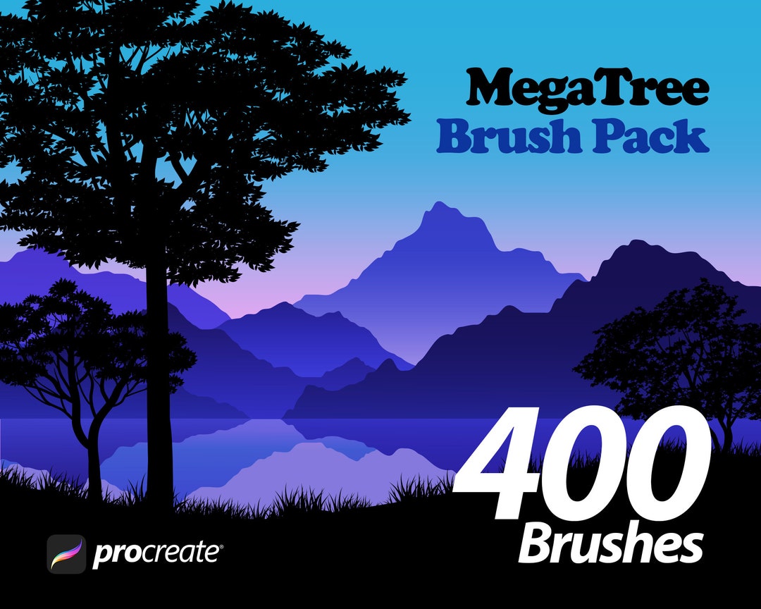 400 Procreate Tree Stamp Brushes Procreate Tree Brushes - Etsy