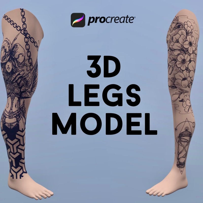 Procreate Legs Stamp - Etsy