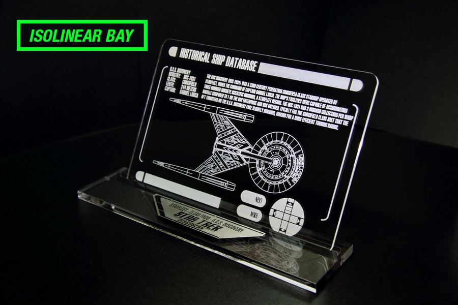 Star Trek Padd Discovery Clear Padd - Etsy.de