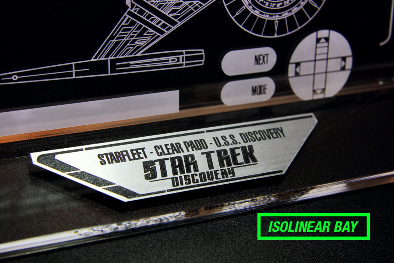 Star Trek Padd Discovery Clear Padd | Etsy