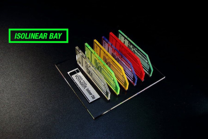 USS Voyager Isolinear Chips - Etsy