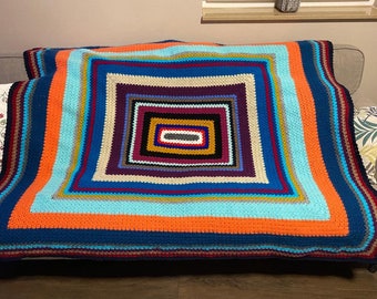 Ardith Handmade Crochet Blanket - Etsy