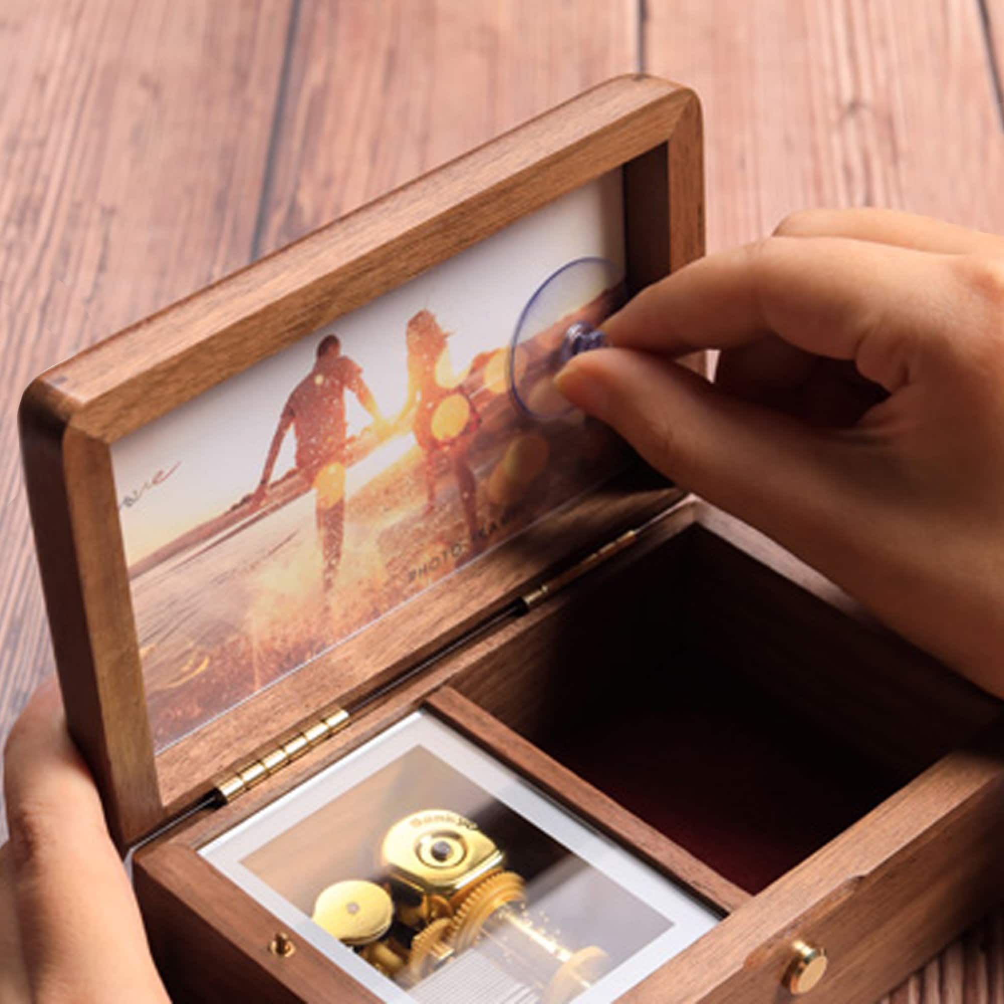 Personalized Handmade Wooden Music Box, Anniversary Gift | Birthday ...