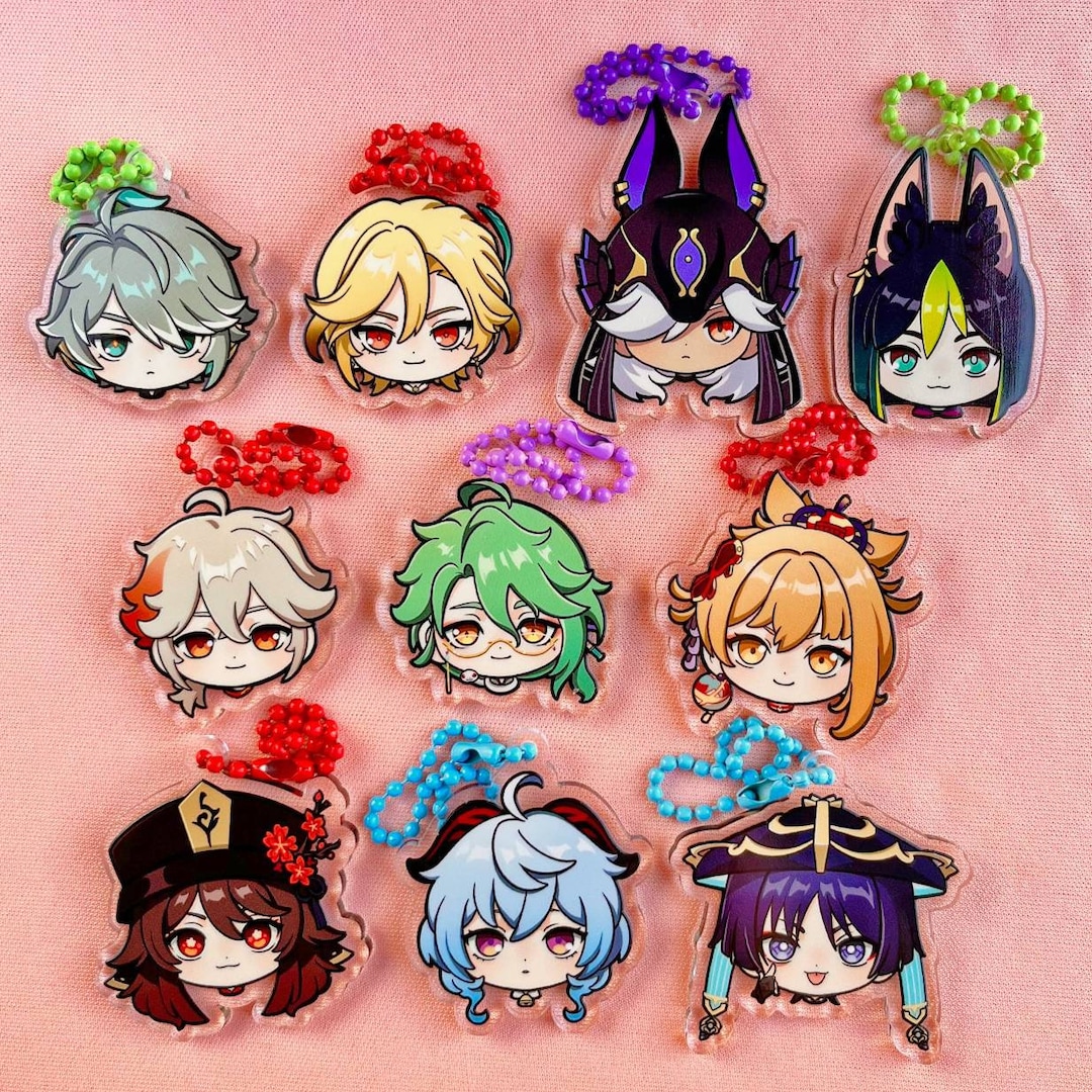 Chibi Genshin Charms - Etsy