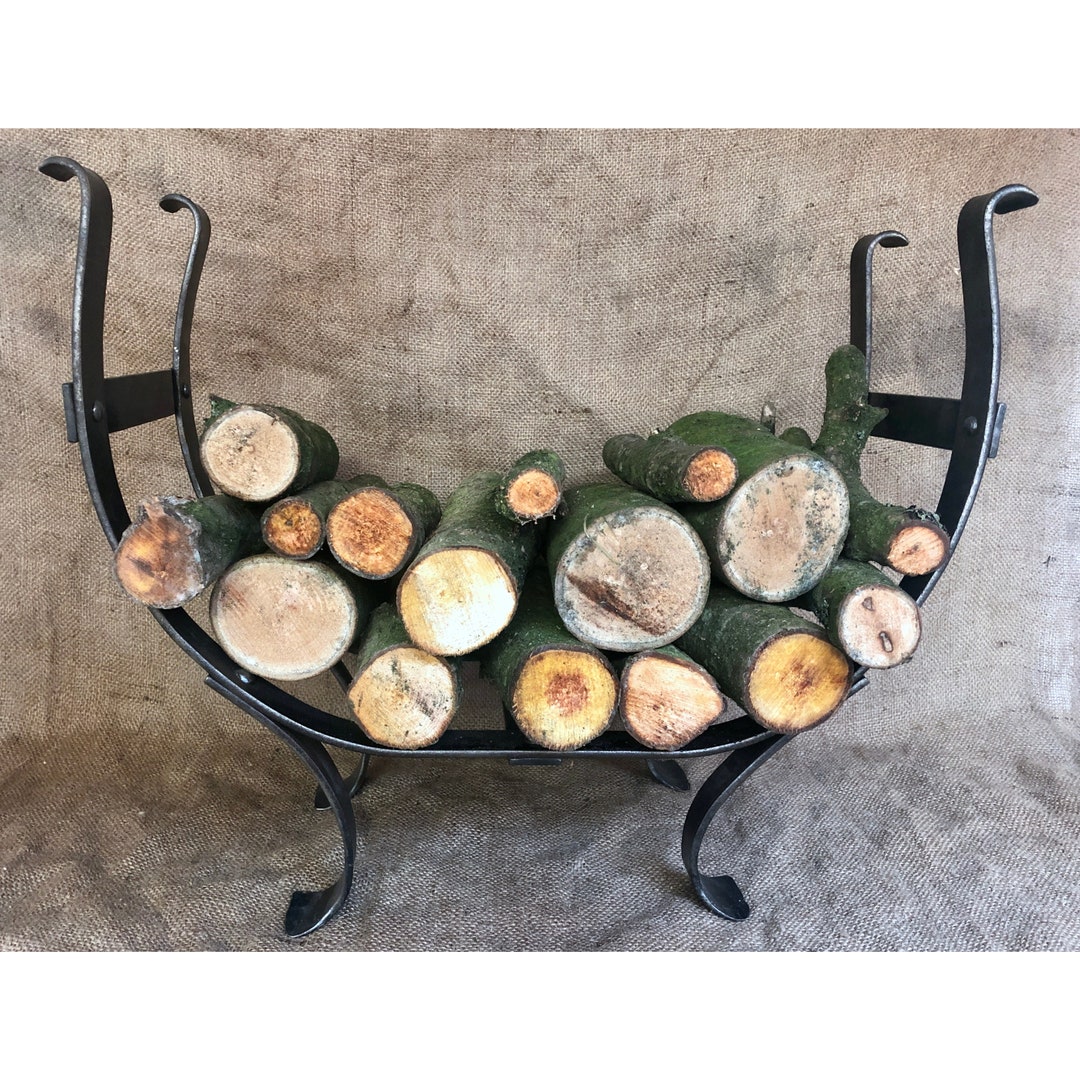 Indoor Log Basket Log Holder / Wood Storage / Fireplace Log Holder ...