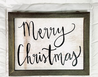 Primitive Country Merry Christmas 12 Sign - Etsy