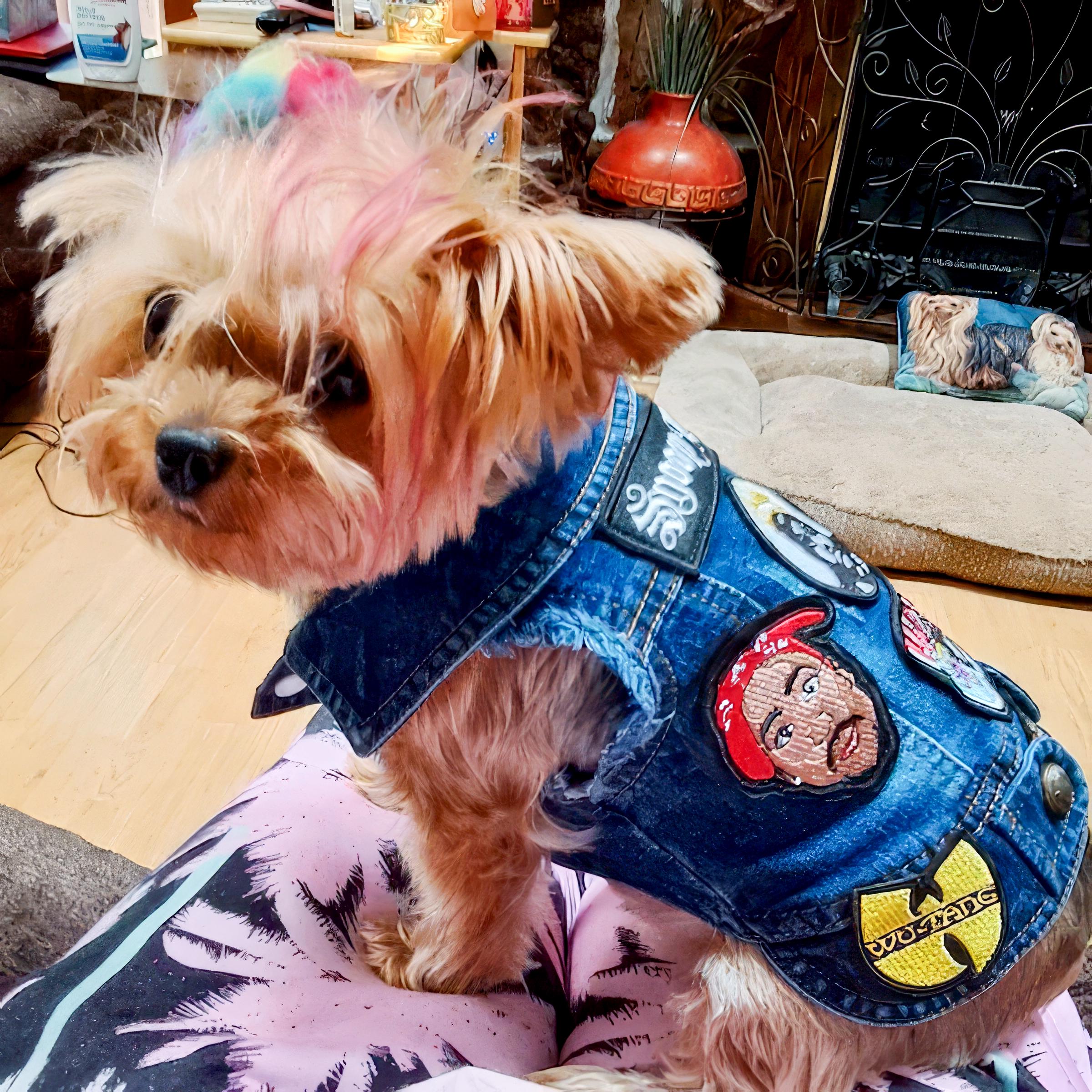 XS Denim Dog Vests Denim Dog Jacket Vest - Pet Clothes For Small To ...