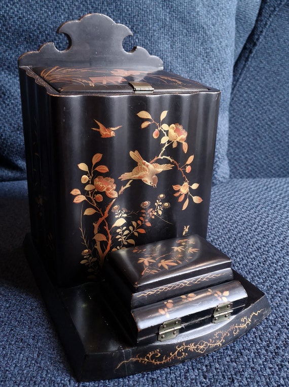 Rare Japanese Lacquered Box for Cigars From the Meiji Period | Etsy