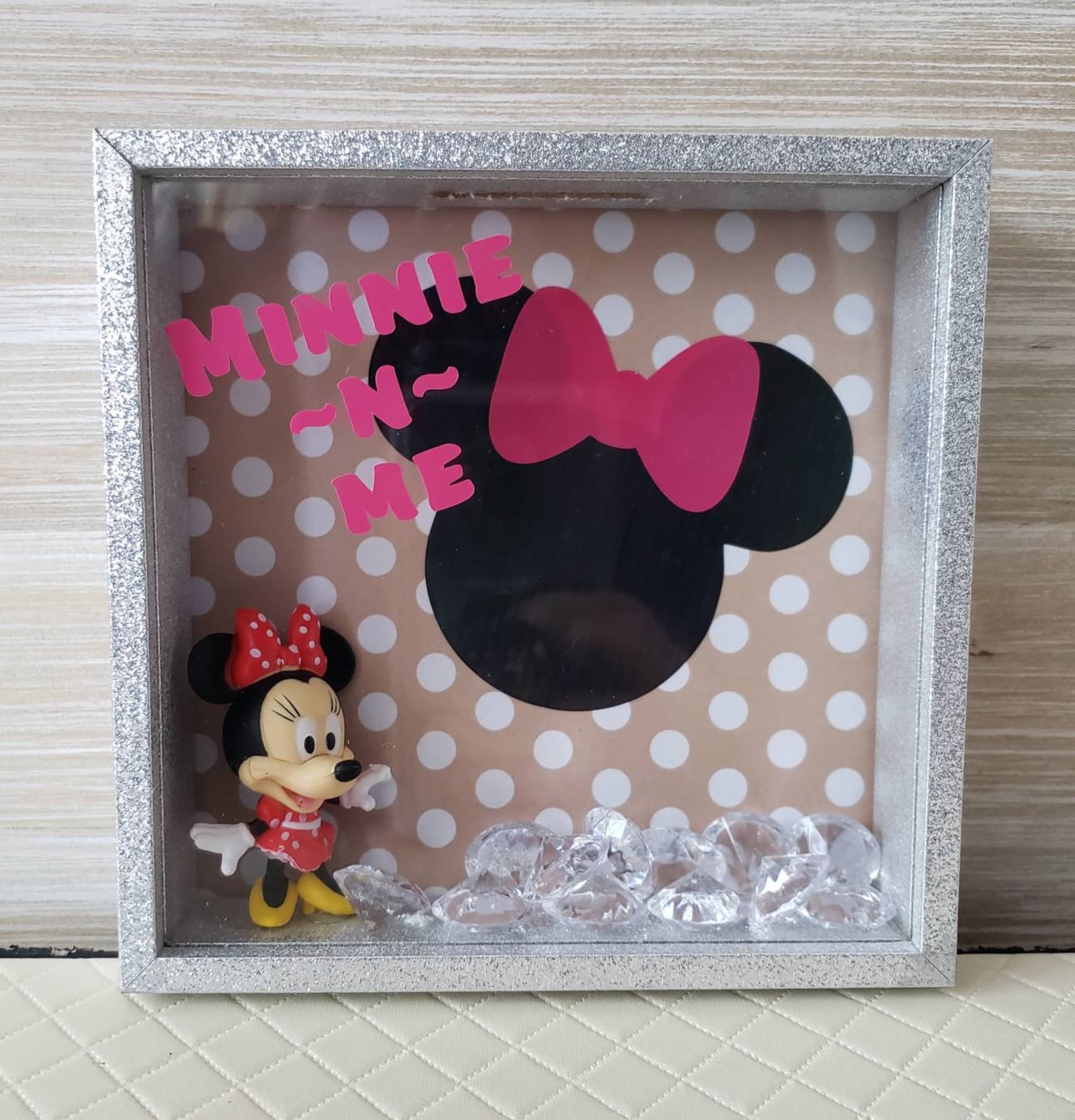 Minnie Mouse Shadow Box personalize it | Etsy