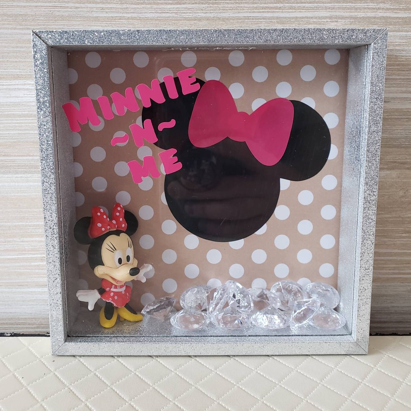 Minnie Mouse Shadow Box personalize it | Etsy