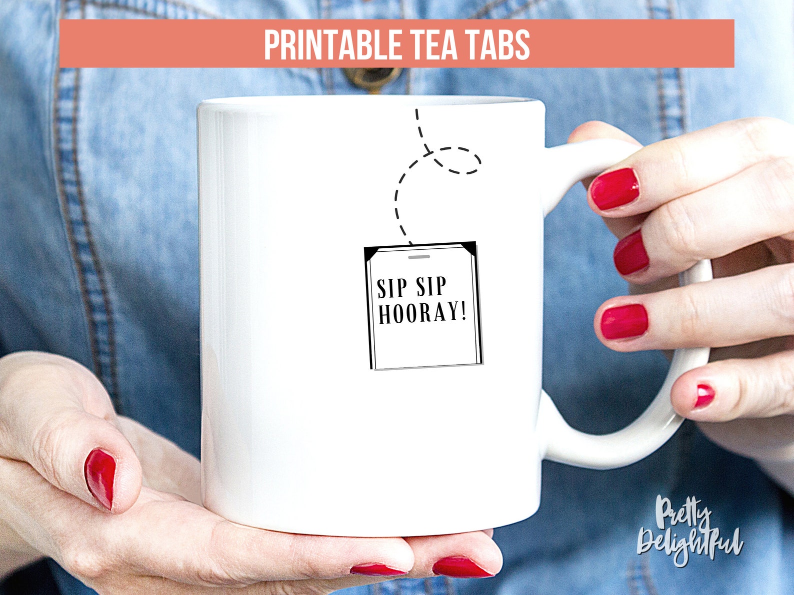 Printable Tea Bag Tabs for Homemade Tea Gifts Art Deco Style - Etsy