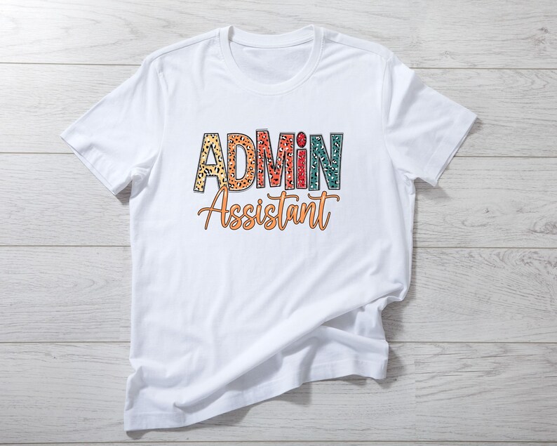 Admin Assistant Png Admin Squad Leopard Sublimation Admin Assistant ...