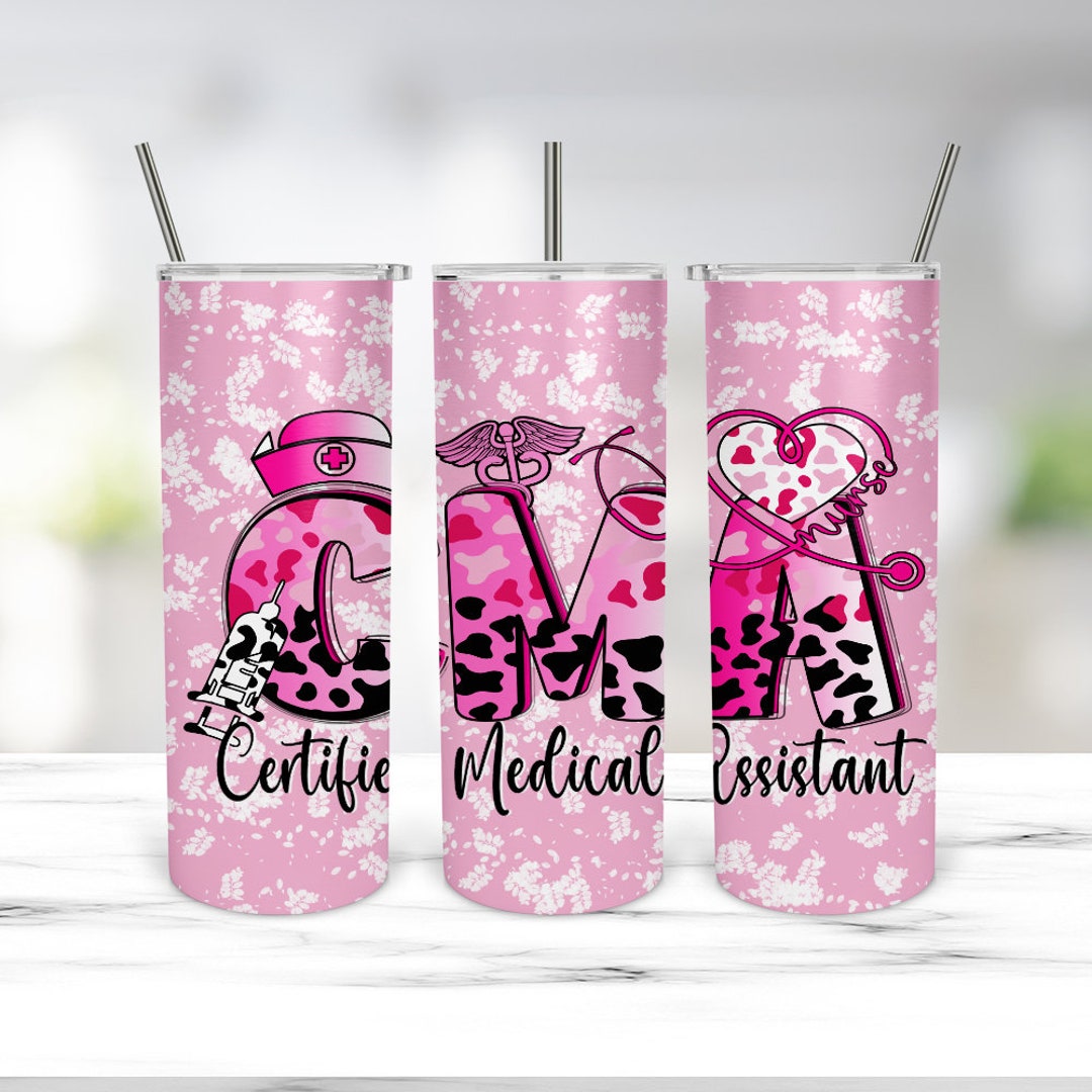 CMA Breast Cancer Skinny Tumbler Sublimation Certified Medical ...