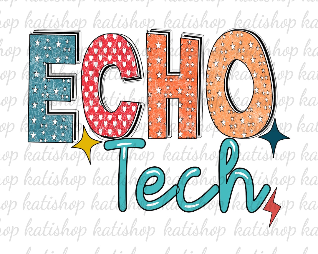 Echo Tech Western PNG Sublimation Echo Tech Design (digital Download ...