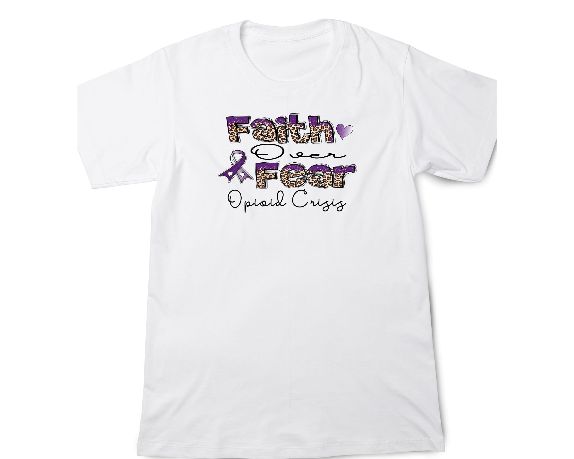 Opioid Crisis Awareness Png, Faith Over Fear Opioid Crisis Awareness ...