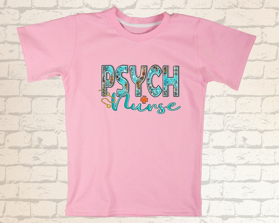 PSYCH Nurse Western Glitter PNG Sublimation PSYCH Design (digital ...