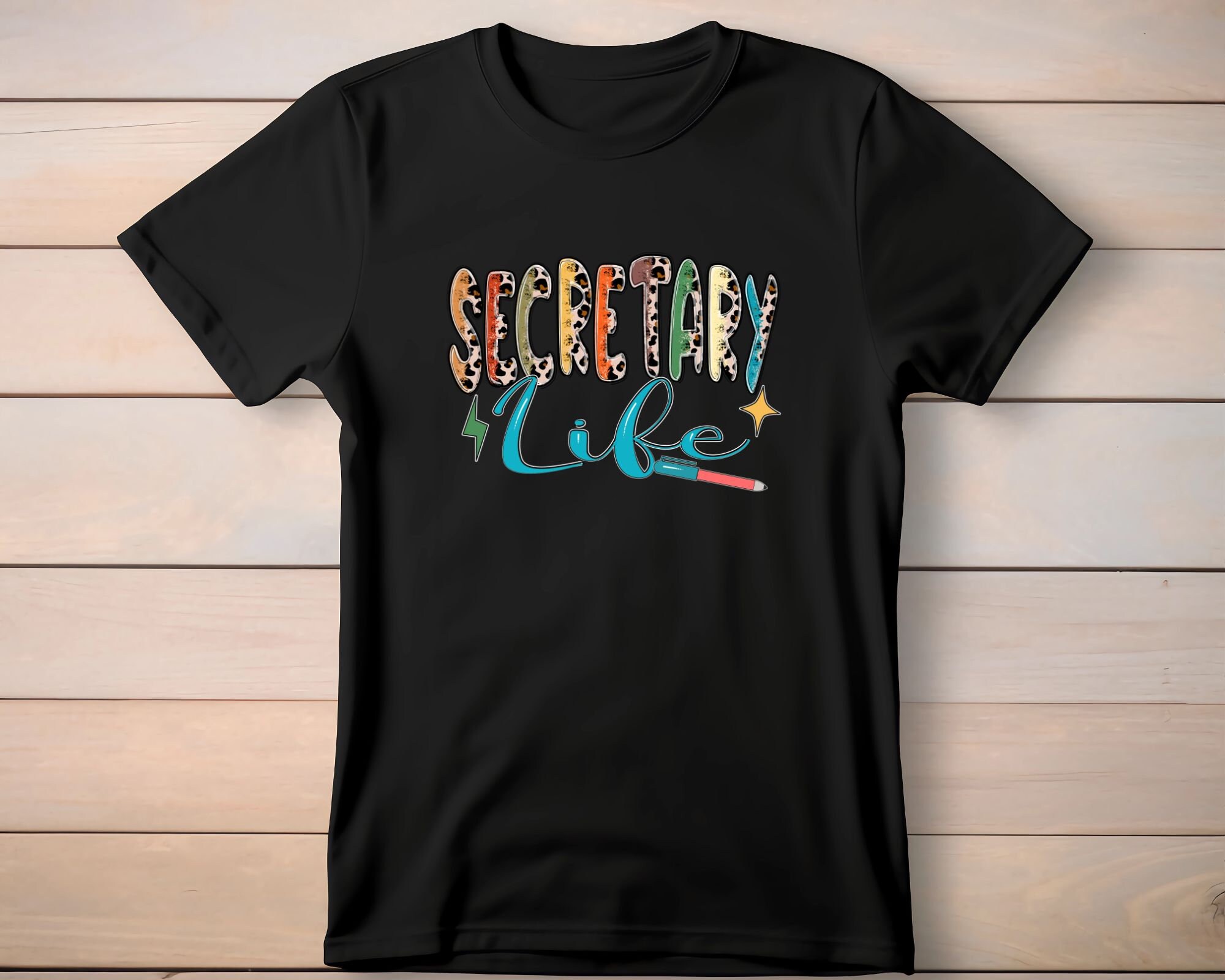 Secretary Life Western Png Sublimation Secretary Life Leopard Design ...