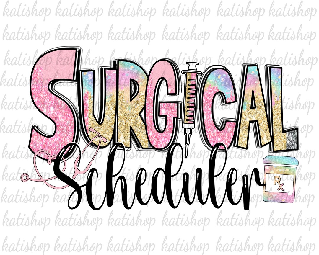 Surgical Scheduler Glitter Sublimation Surgical Leopard Png Surgical ...