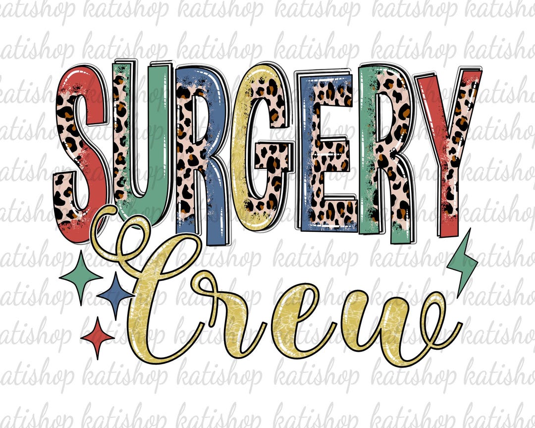 Surgery Crew Leopard Sublimation Surgical Tech Png Surgery Scheduling ...