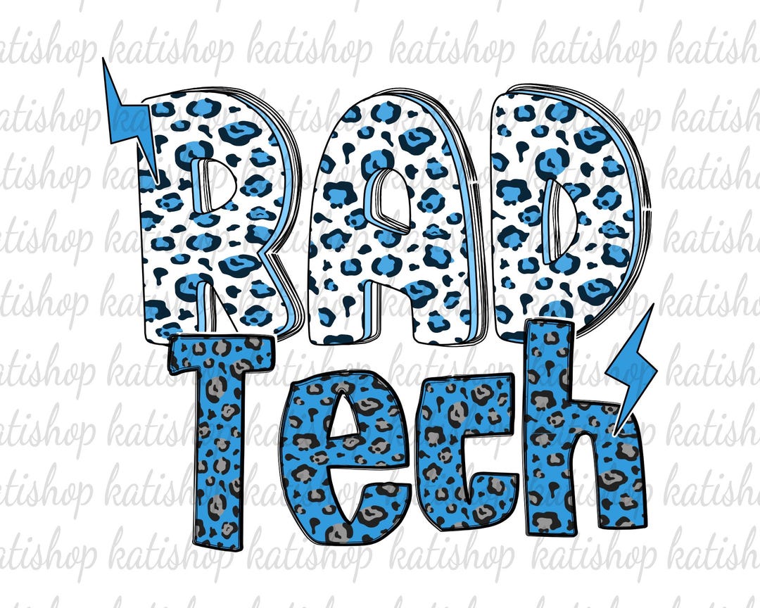 Rad Tech Leopard PNG Sublimation Rad Tech Design (digital Download) - Etsy